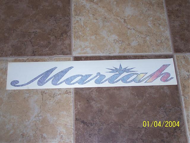 Original Mariah Decals & Graphics - Ordering information - The Mariah ...